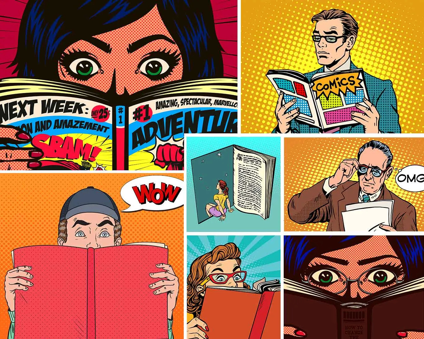 The Art of Comics & Cartoons: Graphics, Superheroes and Illustrations ...