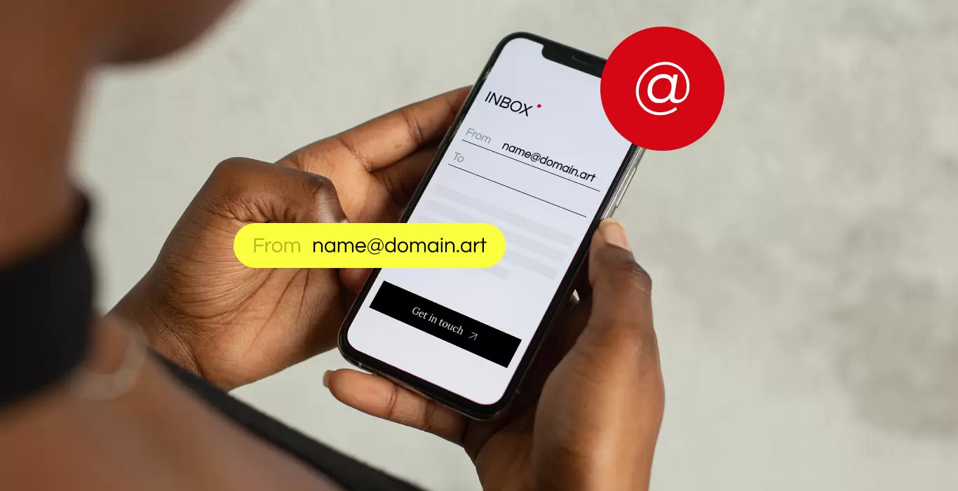 How to register a business email on .ART - .ART