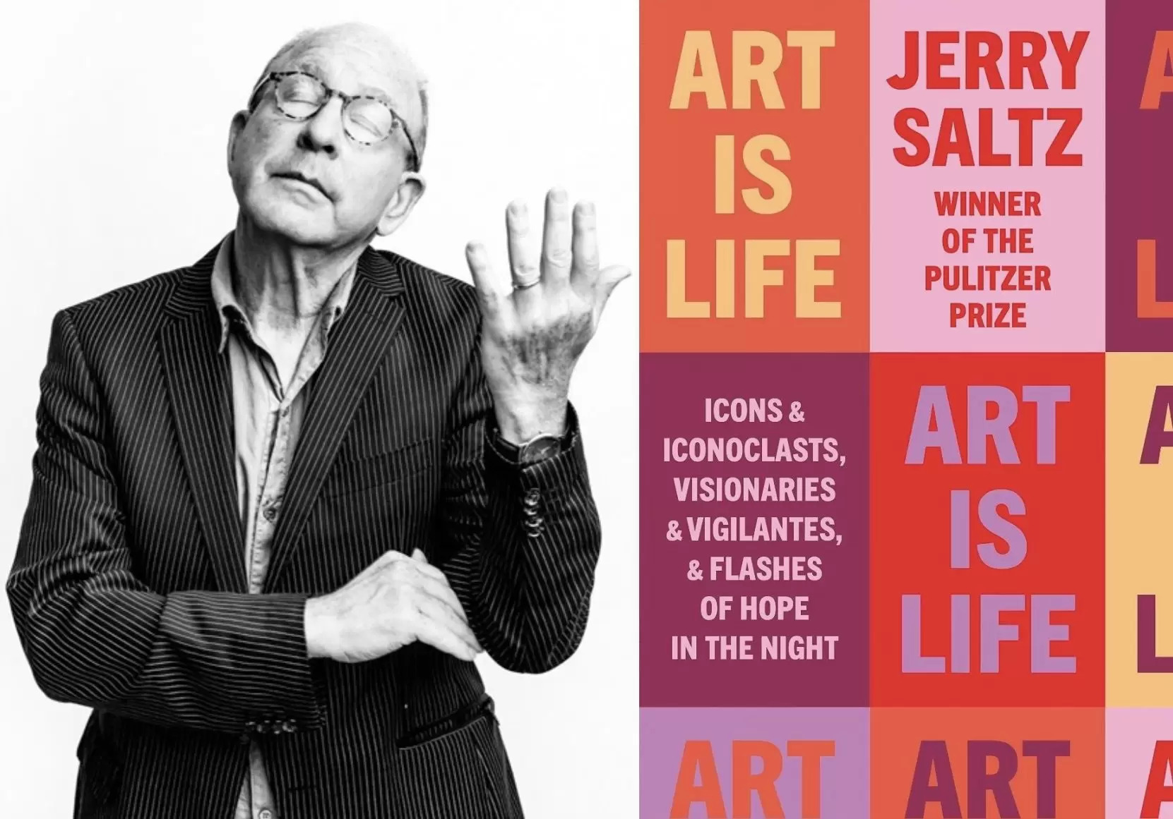 In conversation with Jerry Saltz on “Art is life”