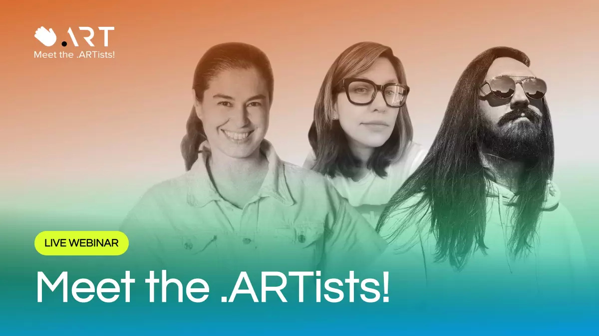 January edition of 'Meet the .ARTists!' Webinar: three artistic journeys